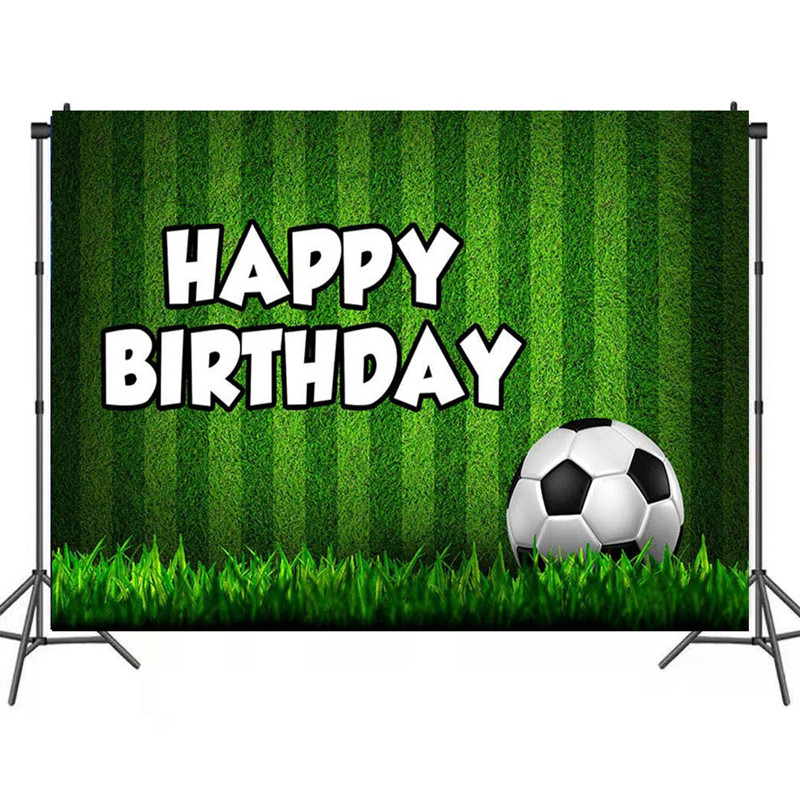 125x80cm Football Soccer Theme Photo Backdrop Vinyl Cloth Photography ...