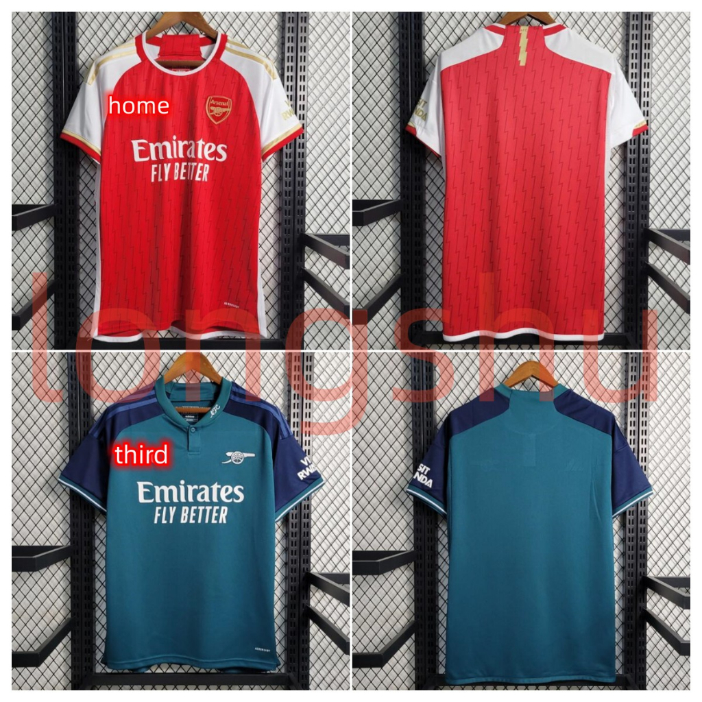 2023 2024 arsenal home away third soccer jersey football clothes shirt ...