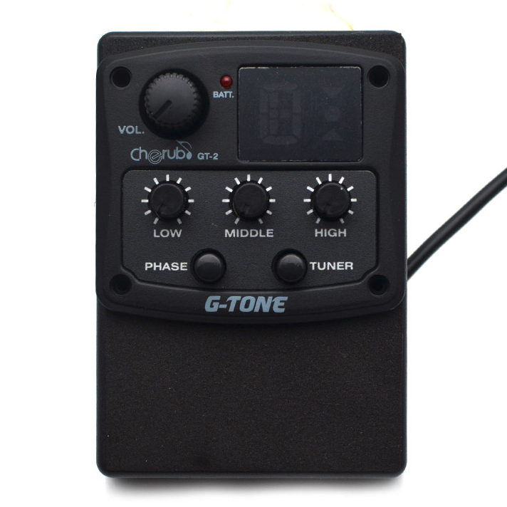 Cherub G-Tone Series Acoustic Guitar Preamp GT-2/GT-3/GT-4/GT-6 Piezo ...
