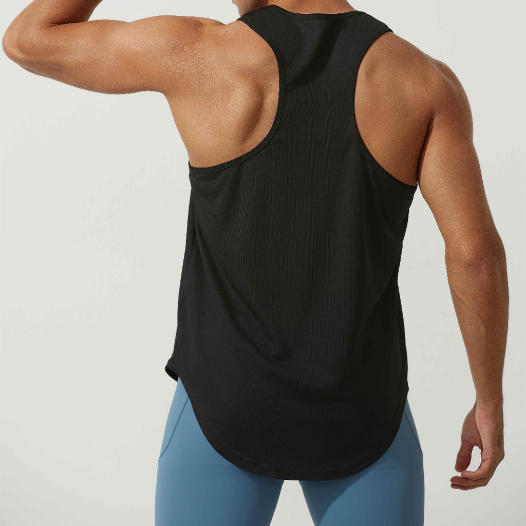 Men's Sports Racerback Vest Training Solid Singlet Quick-drying ...