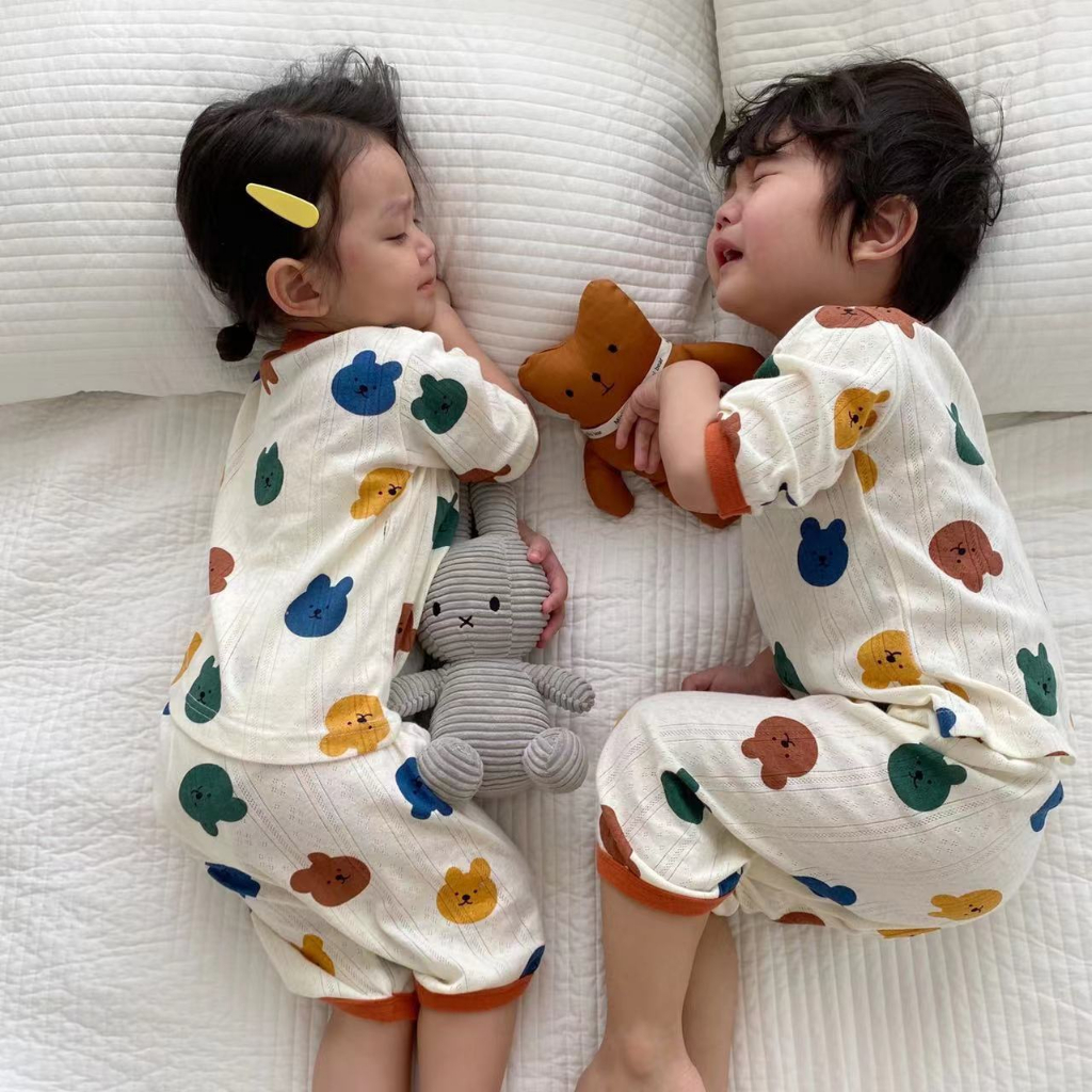 [ZY] 70-150CM Children's Pure Cotton Air-Conditioning Clothing Cartoon ...