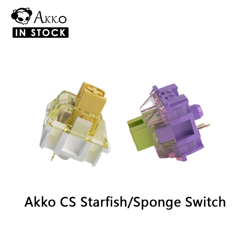 Akko CS Switches for MX Mechanical Keyboard (45 pcs, Starfish/Sponge) | Shopee Singapore