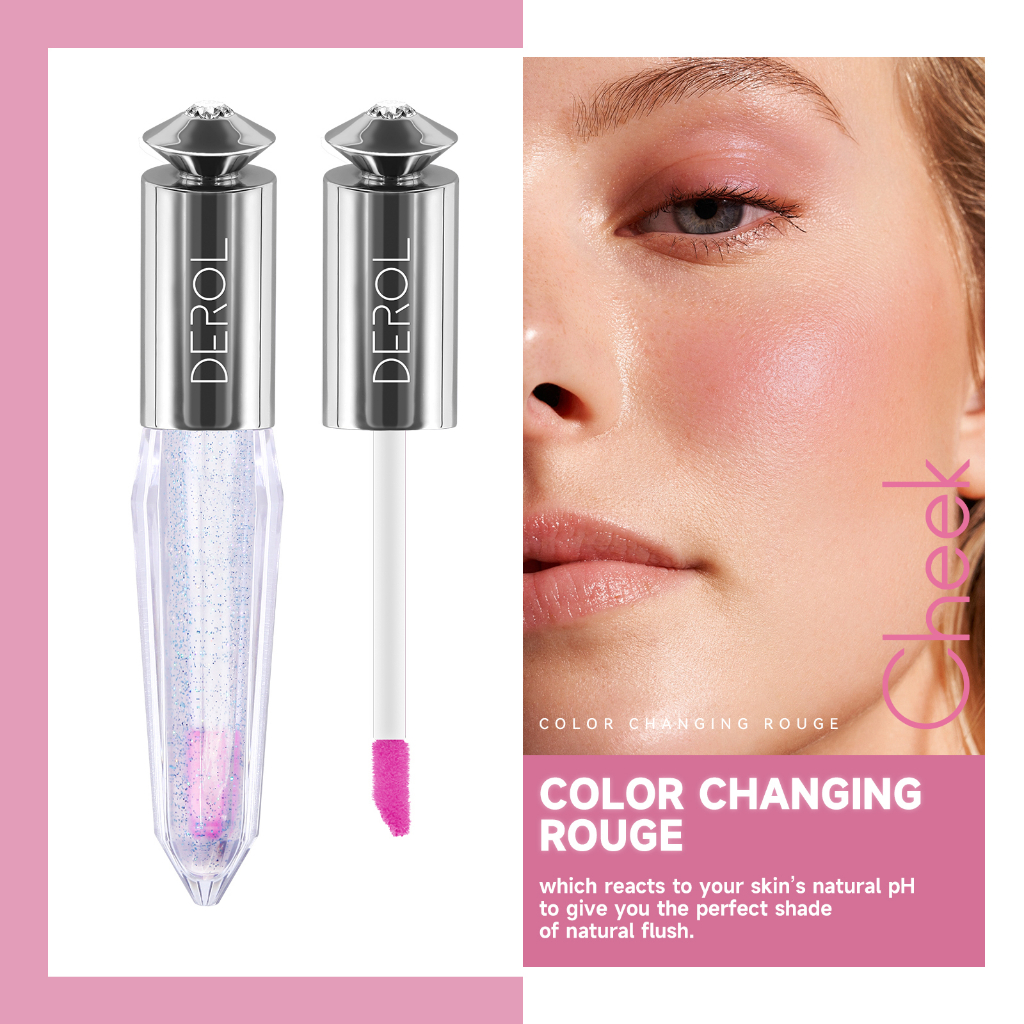 Temperature Color Changing Blush Oil Liquid Blush Natural Pink Rouge ...