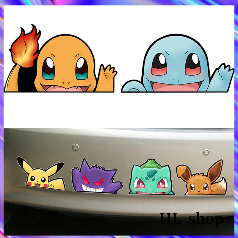 HL Cartoon stickers decorate cars, waterproof car stickers, helmet ...