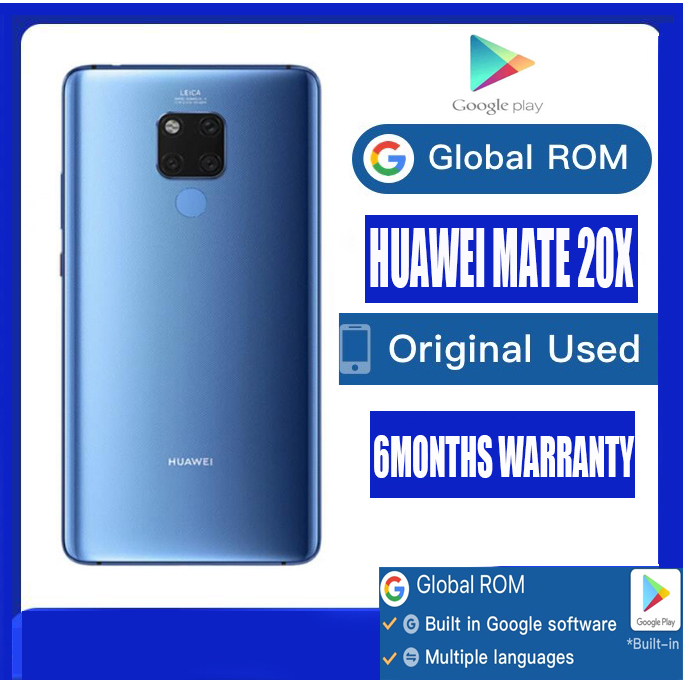 Huawei Mate 20 X Mobile phone Mate 20X 4G Version 7.2'' 6GB 128GB Kirin 980 Octa Core 40W ...
