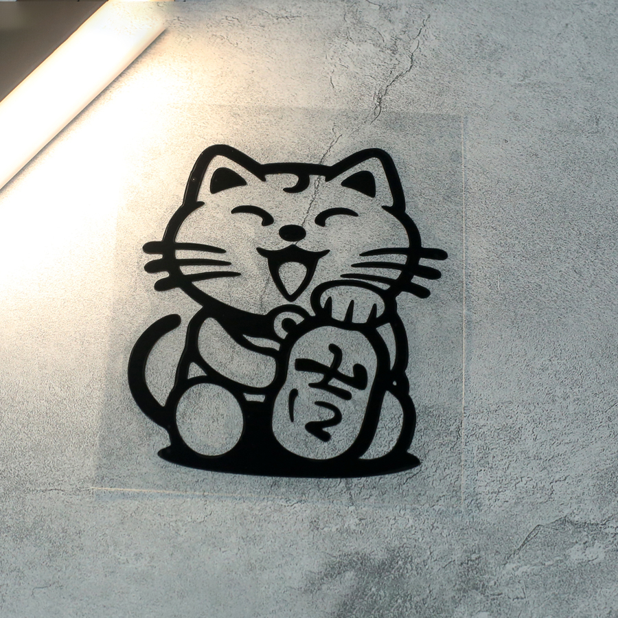 [P-A692] Geely Cat Decal JDM Style Car Reflective Sticker Waterproof ...