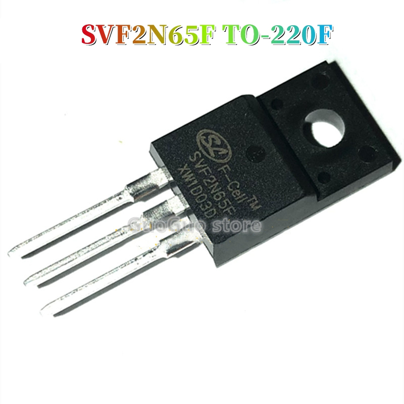 5pcs SVF2N65F TO-220F SVF2N65 TO220F 2N65 2A/650V N-channel MOSFET Transistor New | Shopee Singapore