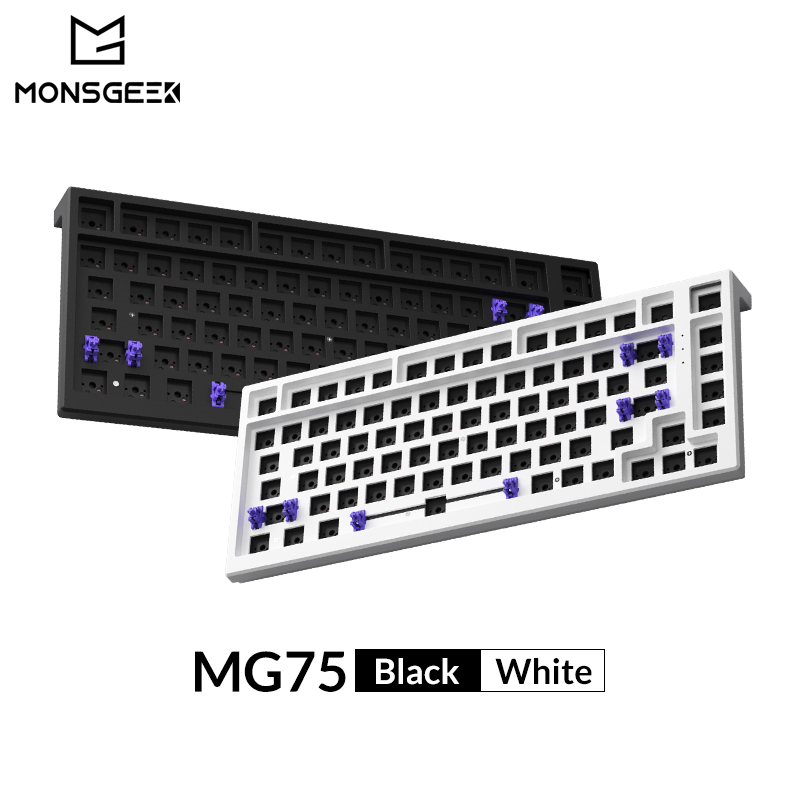 MonsGeek MG75W Barebone Kit for Custom Keyboard, Hotswap Mechanical ...