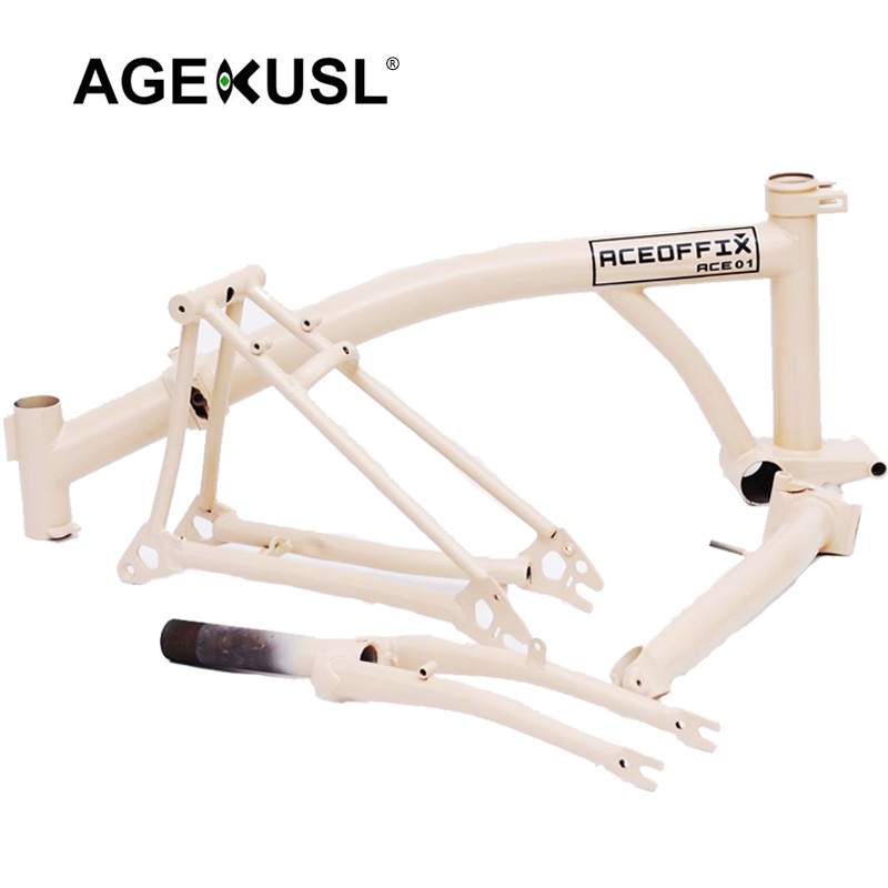 Aceoffix Barbour Bike Rear Triangle Frame Front Fork Stem Chromium ...