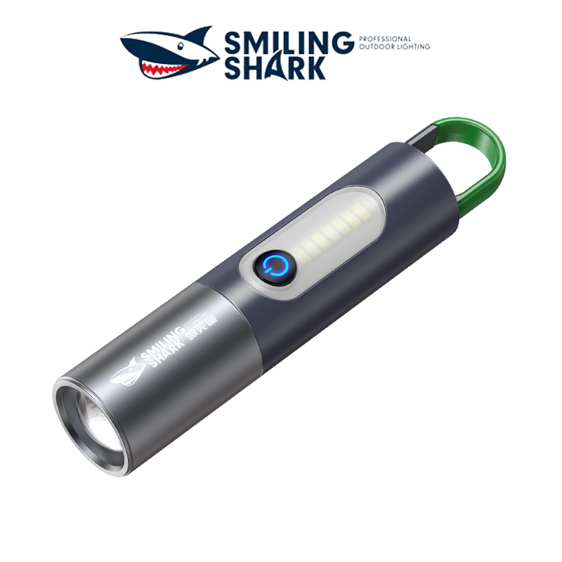 Smiling Shark SD0708 Super Bright Torchlight Mini Flashlight Led M77 ...