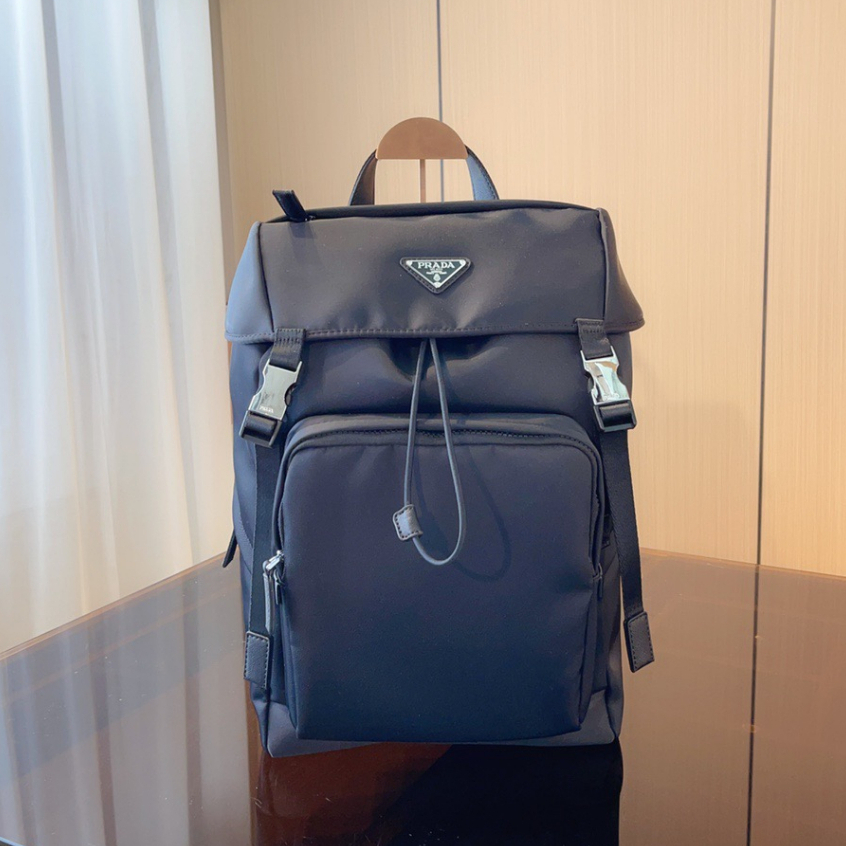 Drawstring Nylon Backpack Unisex Western Style Large Capacity Travel ...
