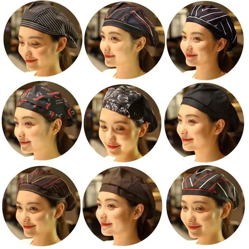 Hotel Chef Hat Cafe Western Restaurant Waiter Cap Bare Hat Advance Cap ...