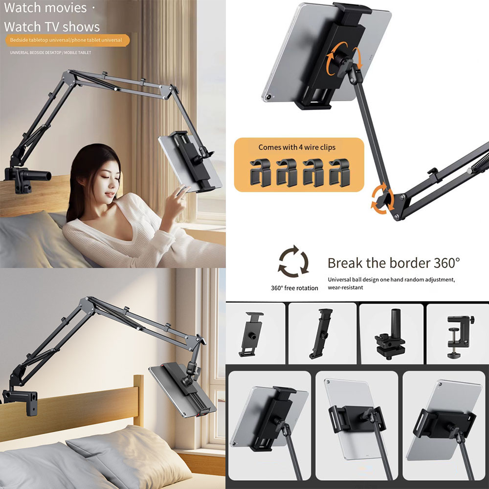 Extended section phone bracket tablet bracket metal cantilever bracket ...