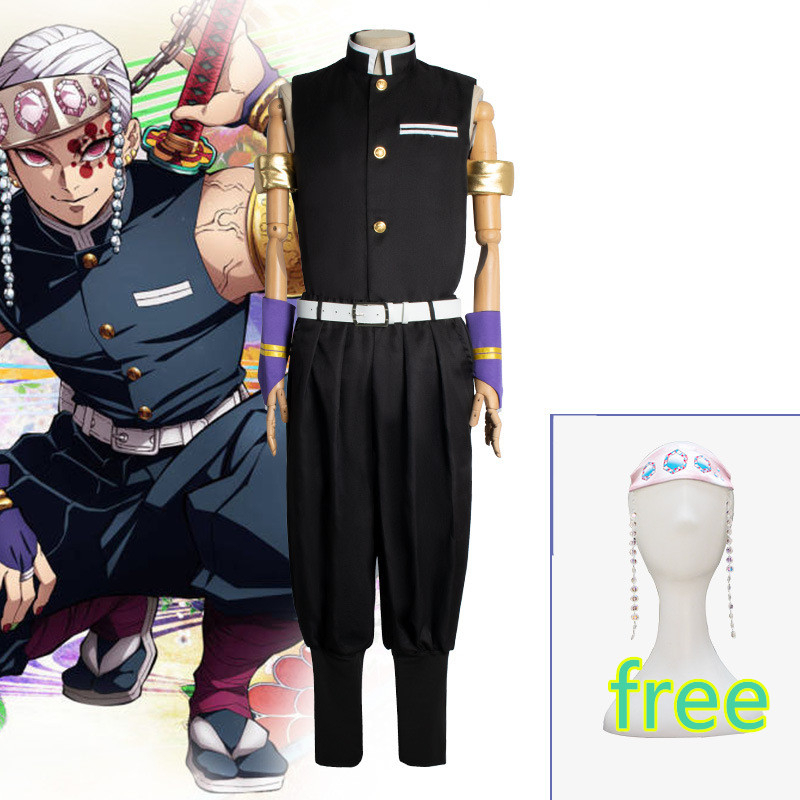 Anime Kimetsu no Yaiba Uzui Tengen cosplay costume for halloween party ...