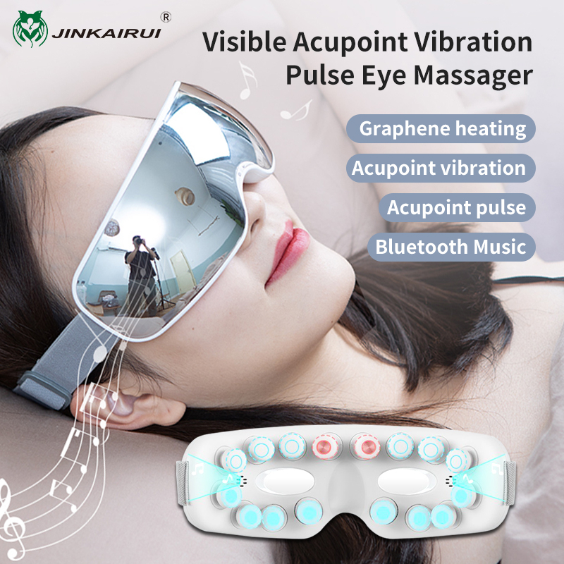 Smart Eye Massager Vibration Pulse Eye Massage Hot Compress Eye Care ...