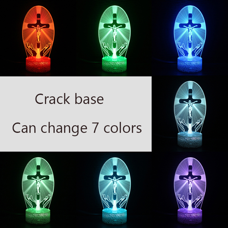 Christianity LED Night Light Jesus Station of Religion Cross ...