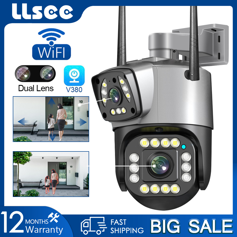 LLSEE, V380 Pro, cctv camera, wifi outdoor wireless surveillance camera, IP security camera ...