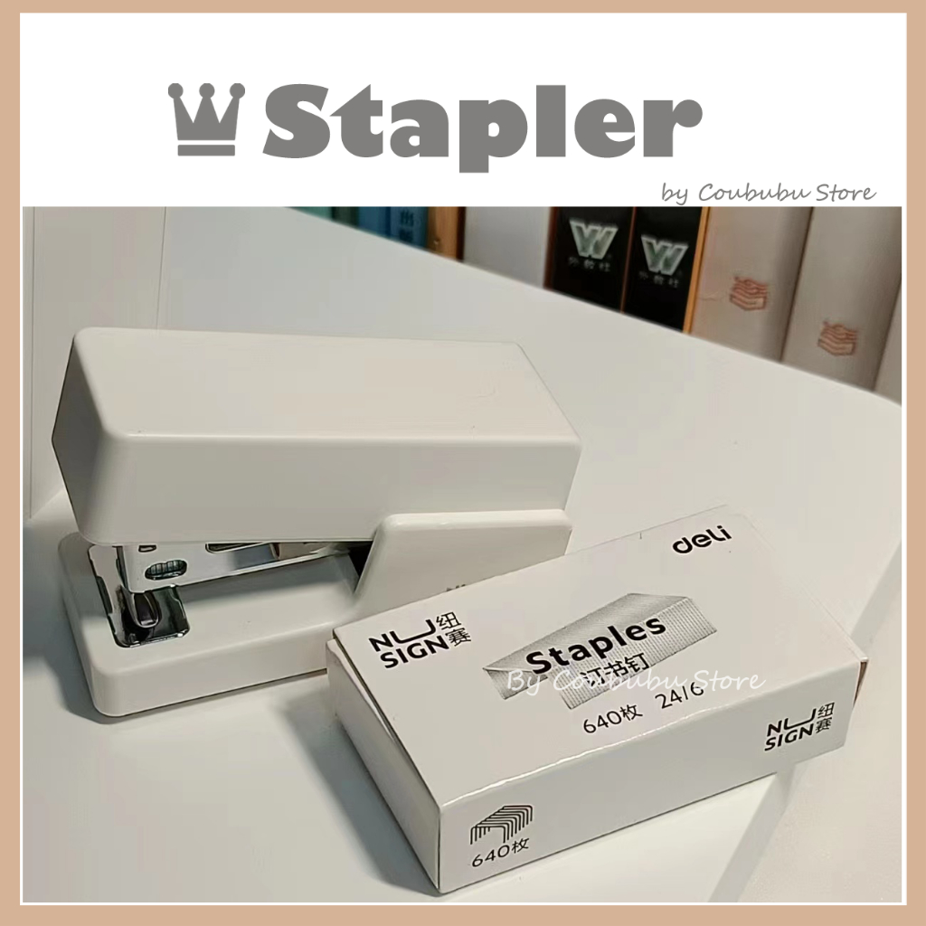Coububu Japanese Ins Mini Portable Stapler Stapler School Office ...