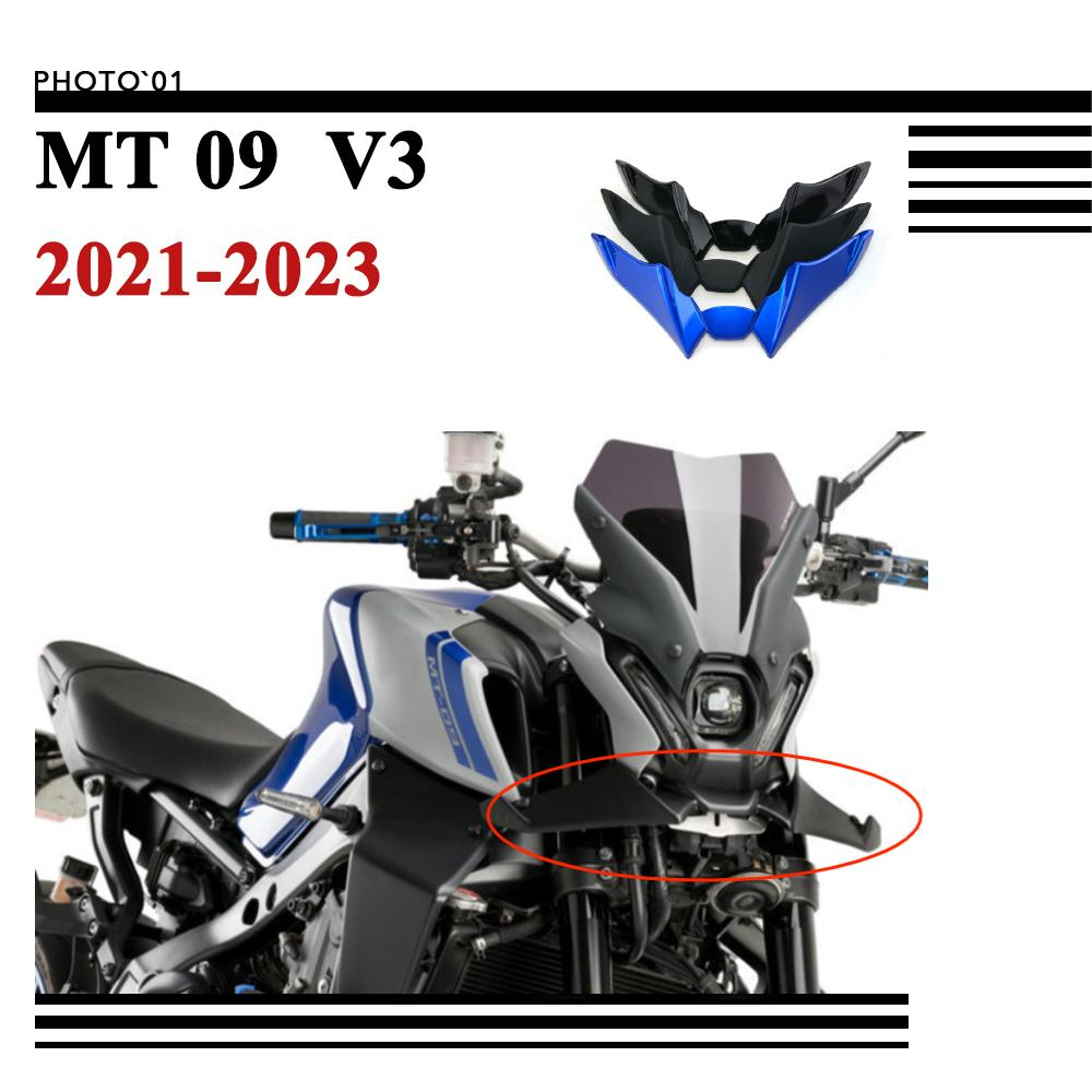 PSLER For Yamaha MT09 MT 09 V3 Winglet Front Fender Fairing Cover Wing ...