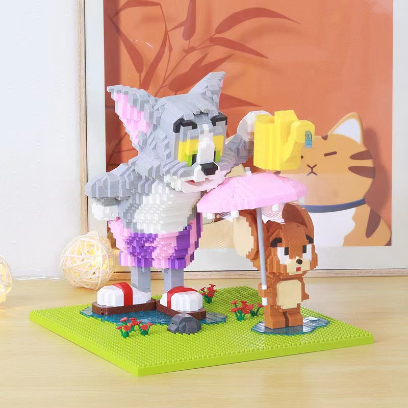 Cat And Mouse Compatible With Lego Disney Small Particle Building ...