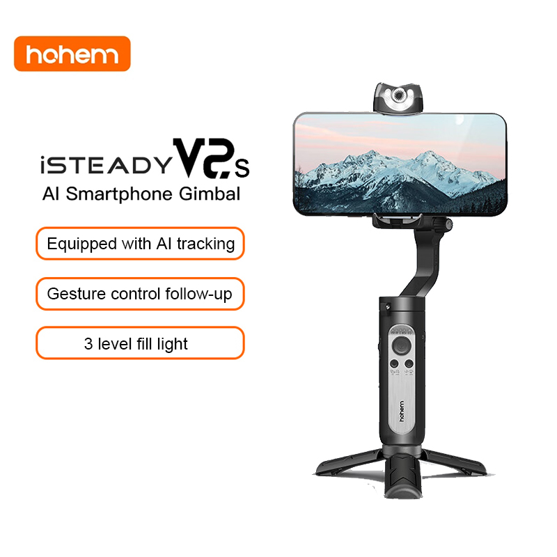 Hohem iSteady V2S 3 Axis Gimbal Stabilizer Selfie Stick With APP ...