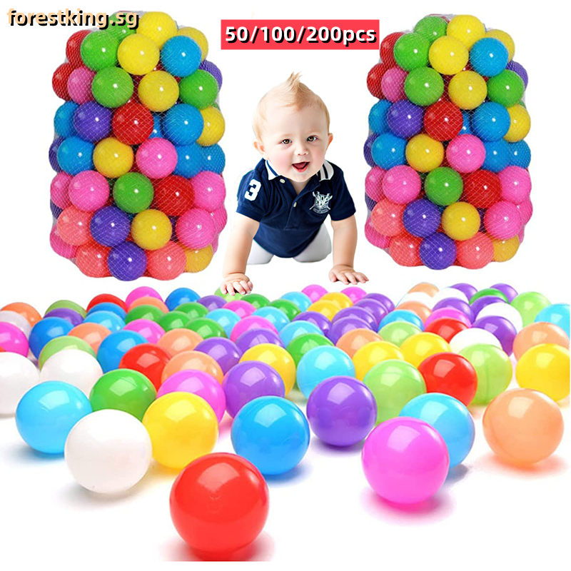 50/100/200pcs Colorful Soft Ocean Ball Baby Toys Play Balls Pool Bola ...