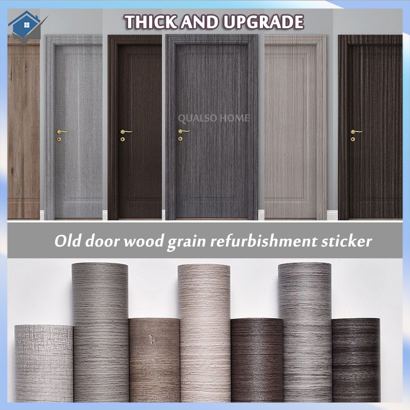 Door Sticker Whole Self-Adhesive Waterproof Bedroom Door Old Wooden ...