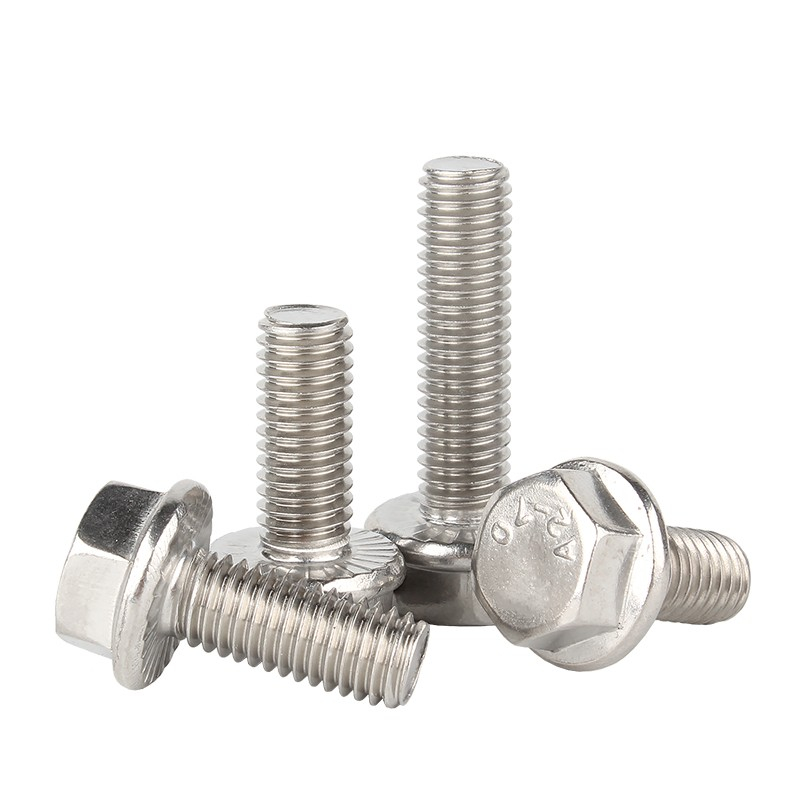 [Quick Shipment-] 304 Stainless Steel Anti-Loose Flange Bolt With Teeth ...