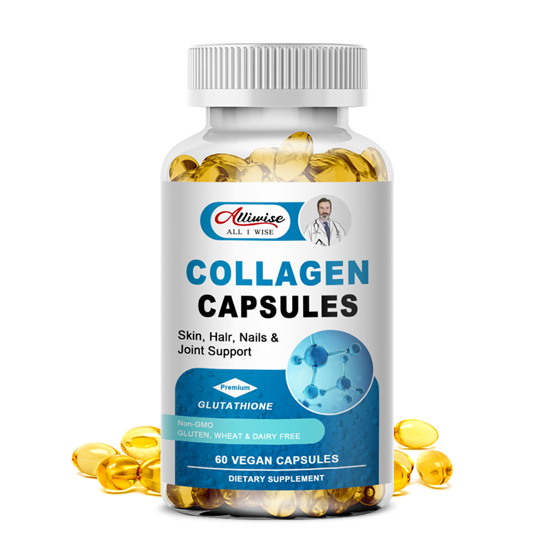 Alliwise Collagen and Vitamin C Capsules Added with Glutathione and ...