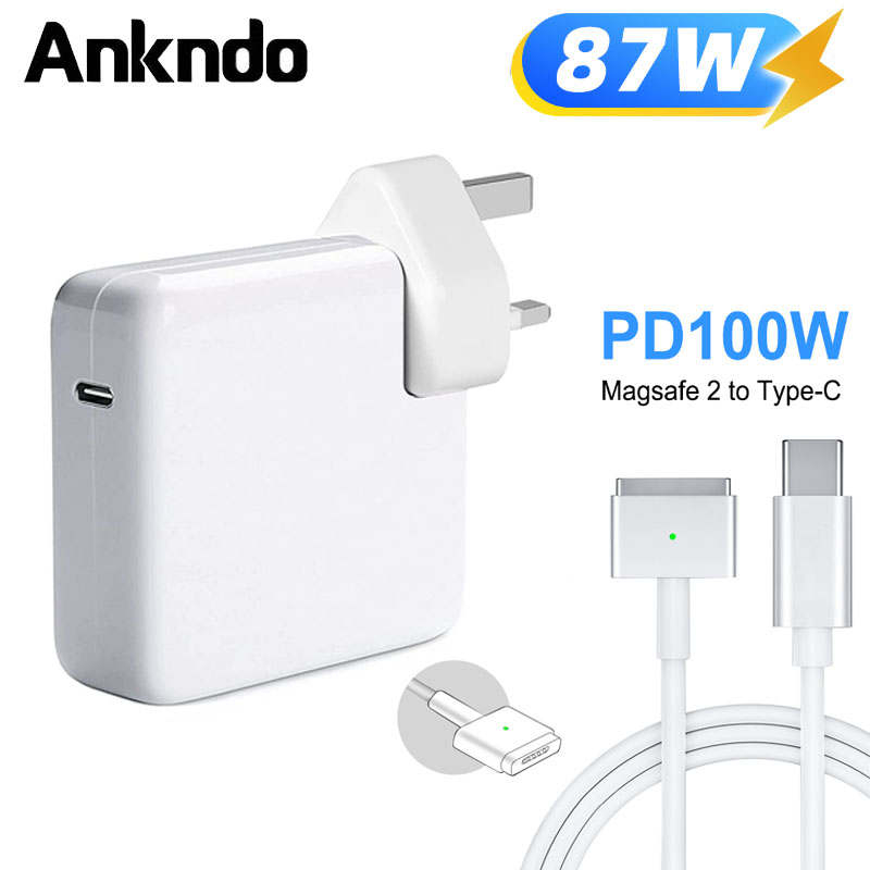 Charger for Mac Air Pro USB C 87W for Mac Laptops / Charging Cable USB ...