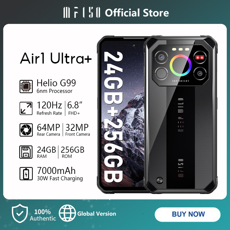 IIIF150 Air1 Ultra+（24GB + 256GB Rugged Handtphone Helio G99 64MP 6.8 ...