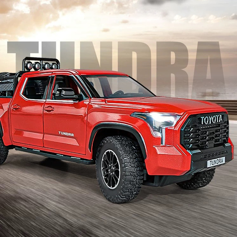 1:24 Scale Toyota Tundra Alloy Car Model Diecast Car Sound Light Car ...