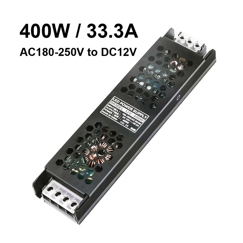 Power Supply AC110V-240V to DC12V 24V Adapter 60W 100W 200W 300W 400W Switching Transformers Led ...