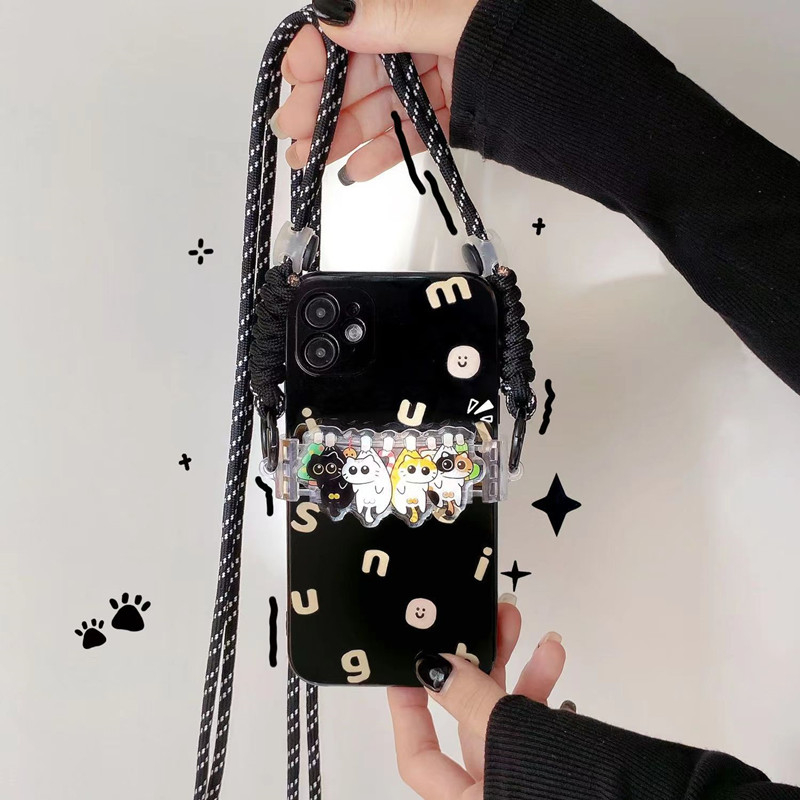 Sun Cat Mobile Phone Back Clip Lanyard Detachable Crossbody Mobile ...