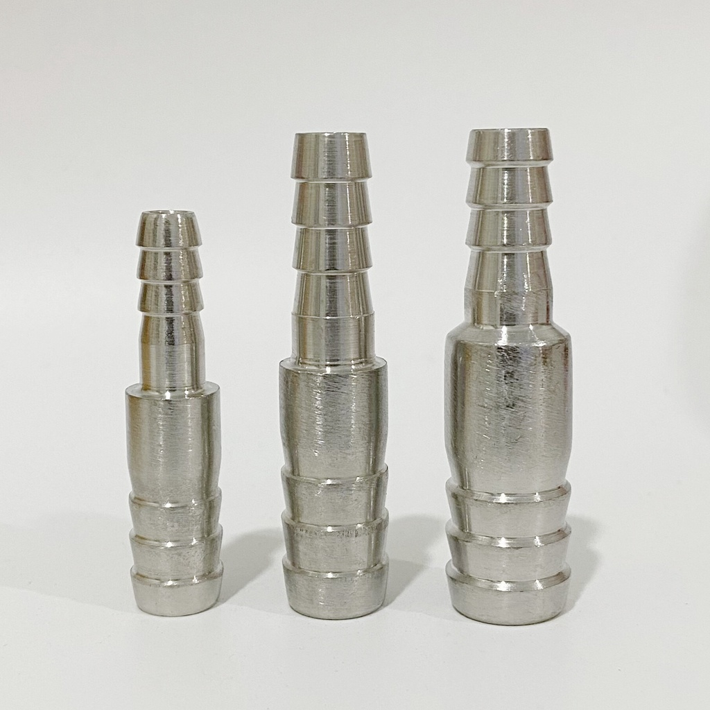 304 Stainless Steel 2 Way Barbed Pipe Fitting Reducer Straight ...