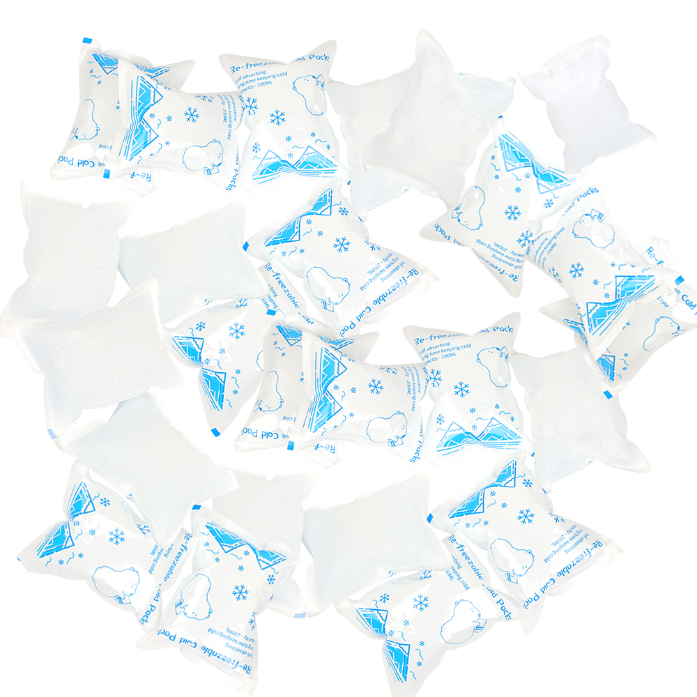 [COD]Dry Ice Packs Sheets 8-25PCS for Frozen Food Shipping Reusable ...