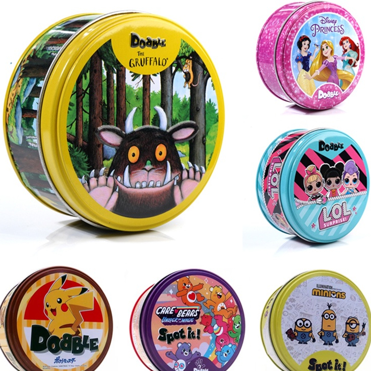 30+ Different Styles Dobble Card Game Spot It Potte Age 6 Board Game 2 ...