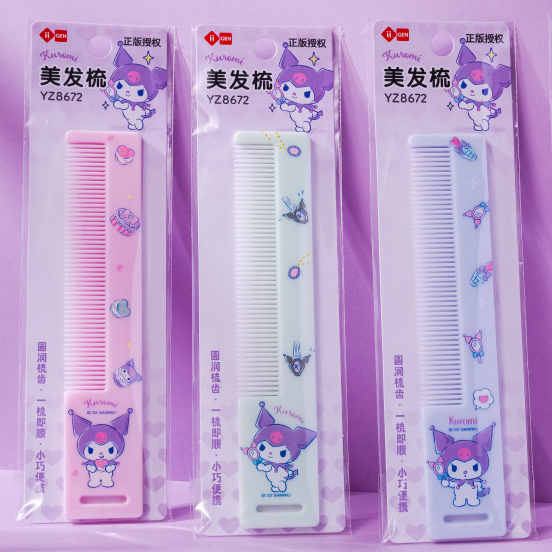 Cute Sanrio comb kuromi girl flat comb Melody hair comb cinnamoroll ...