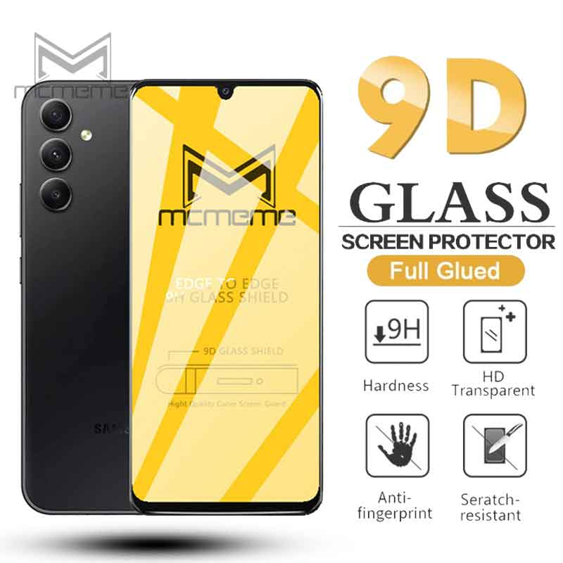 9D Tempered Glass Samsung Galaxy A06 A16 A07 A17 A56 A36 A26 A55 A35 A05 A05s A15 A25 A14 A54 ...