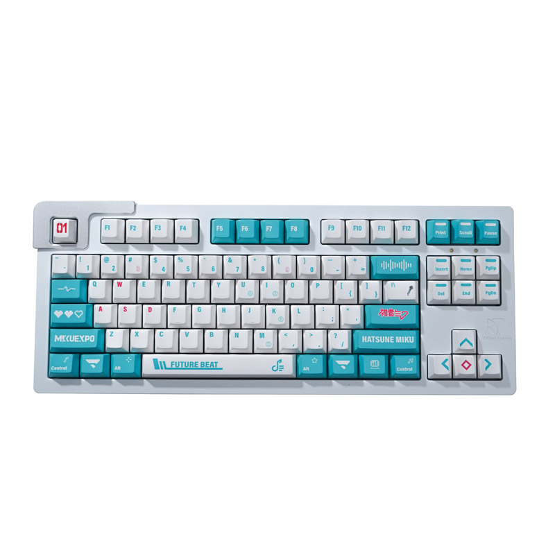 Hatsune Miku 124 Keys Keycaps PBT DYE-SUB Cherry Profile Japanese ...