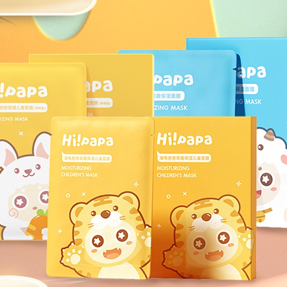 Hi!papa 海龟爸爸 3-12 Years Old Kids Moisturizing Facial Mask Teenagers ...