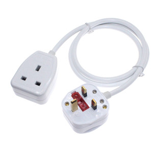Singapore Malaysia UK Plug To Socket Power Extension Cable With Power ...