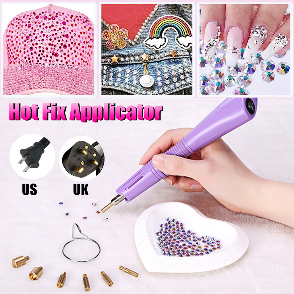 Hot Fix Applicator Rhinestone hotfix Crystal Machine Wand Rapid Heating ...