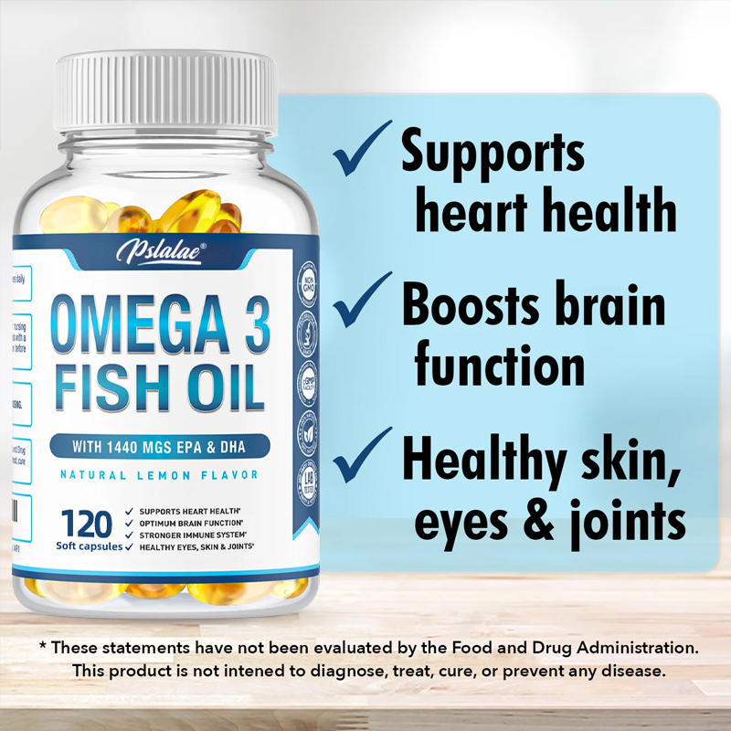 Optimum Triple Strength Omega3 Fish Oil Capsules 2160mg High Potency ...