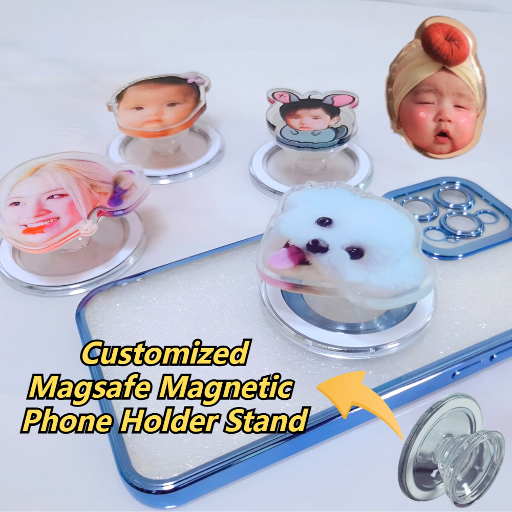 Customized Magnetic Magsafe Phone Holder Stand Personalized Acrylic ...