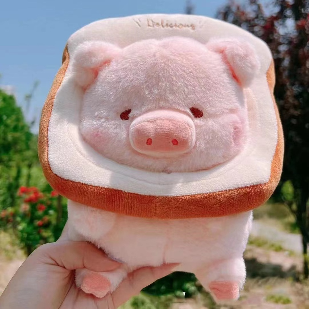 Lulu Pig Doll Plush Dew Pig Doll Super Soft Cute Ornaments Sleeping ...