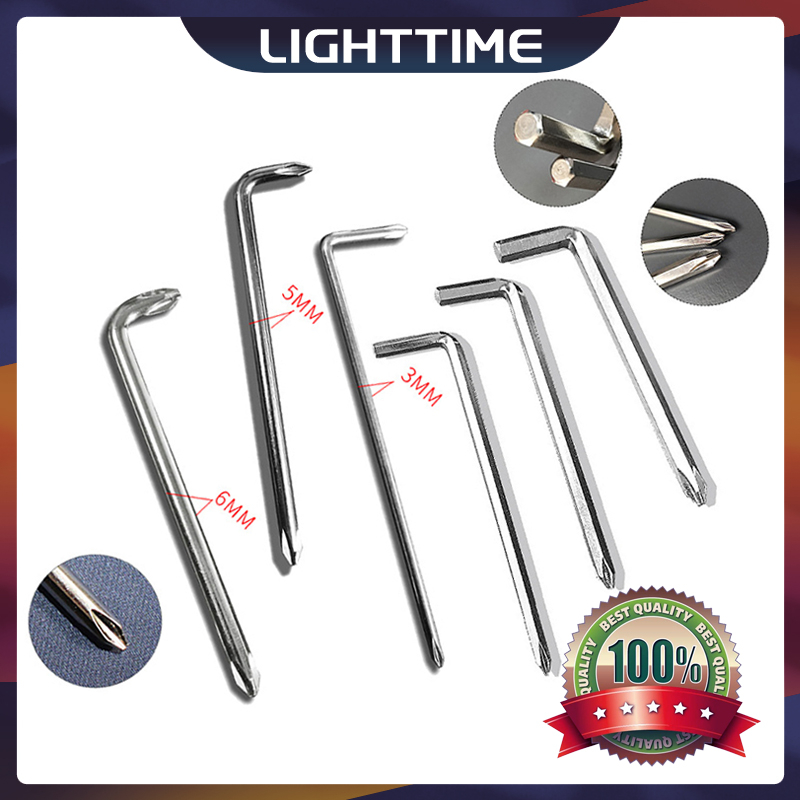 L-Type Screwdriver Phillips/Hexagon Key Wrench L-Shaped Wrench Drill ...