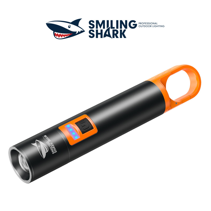Smiling Shark SD0401 Torchlight Ultra Bright Flashlight LED M77 High ...