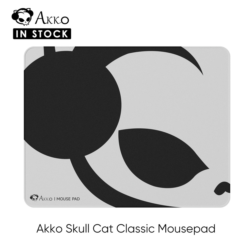 Akko Skull Cat Mouse pad 36cm*28cm, Cartoon Gaming Mousepad Mat, Anti ...
