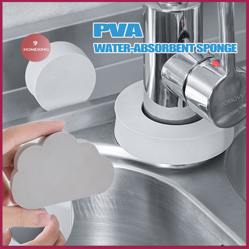 NEW PVA Absorbent Faucet Sponge Soft Splash-proof Fast Drying Faucet Splash Catcher | Shopee ...